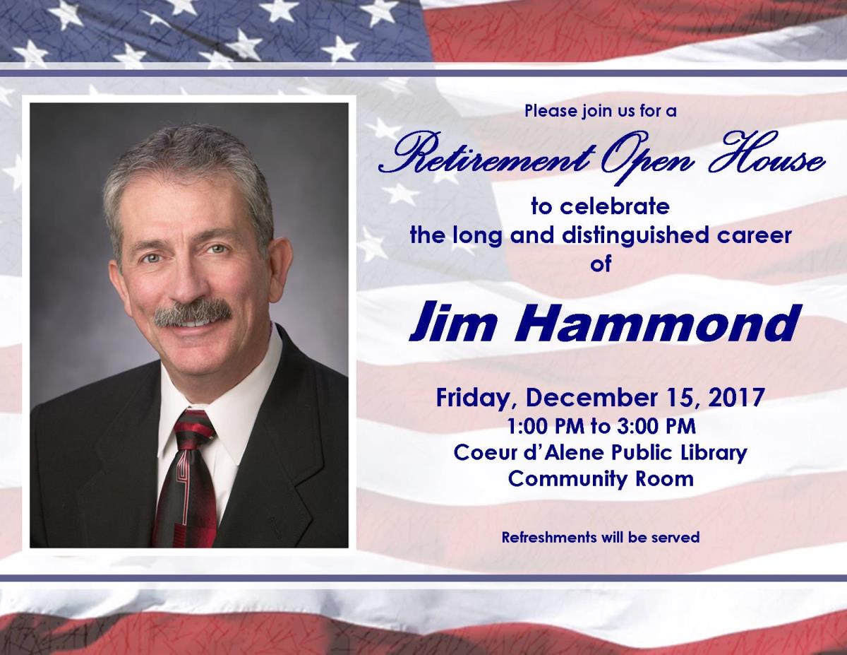 City of Coeur d'Alene - Farewell Open House to be Held for Retiring ...