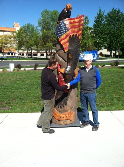 City of Coeur d'Alene - Freedom Tree art installed at McEuen Park